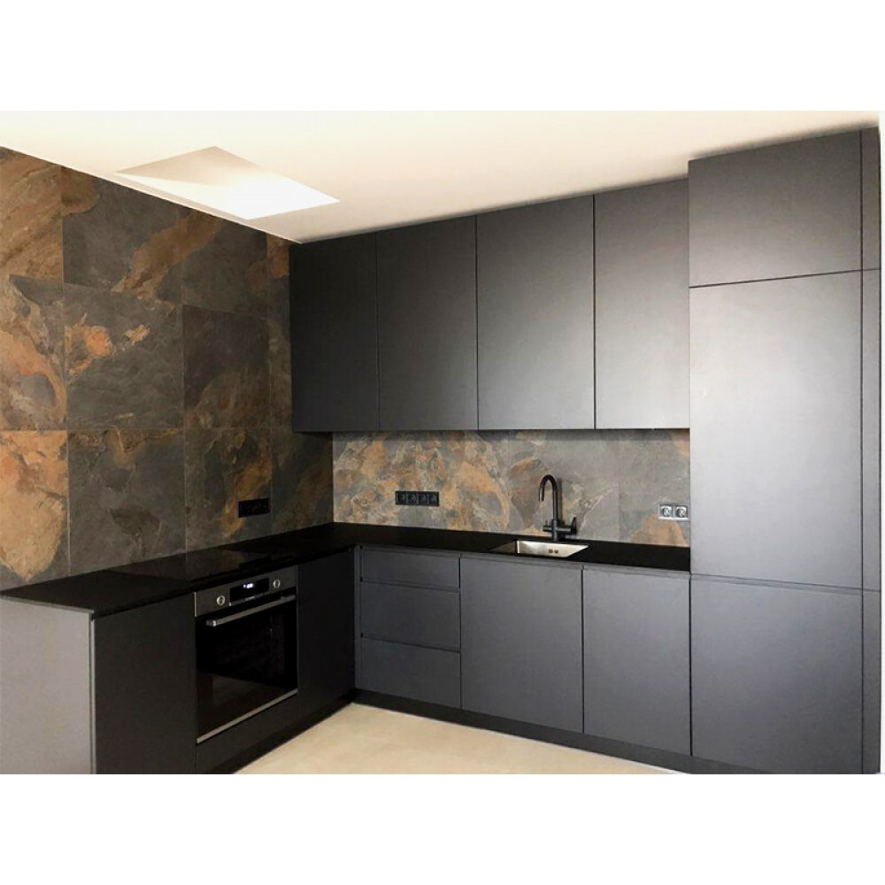 Компакт-плита FUNDERMAX HPL 0080 SX Чорний SAXUM Black 4100x640x12 ...