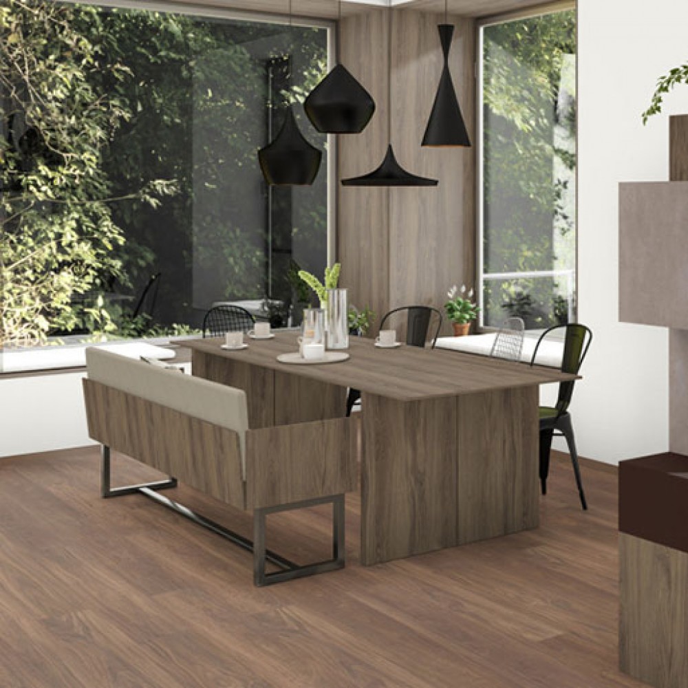 ЛДСП EGGER Дуб Чарльстон темно коричневий H3154 ST36 2800х2070х18 мм